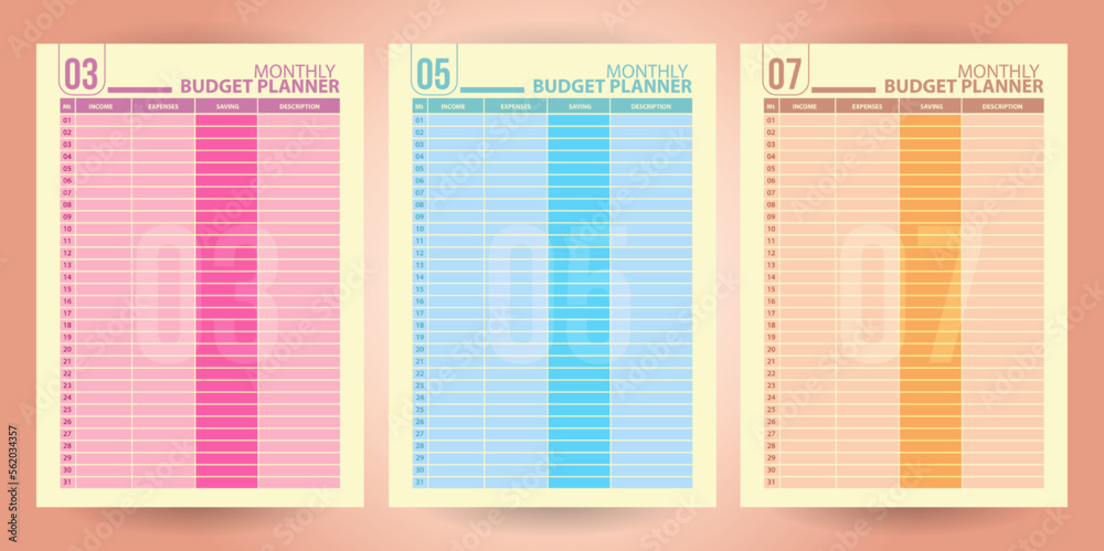 Personal monthly budget plan, Printable Budget Planner Templates ...