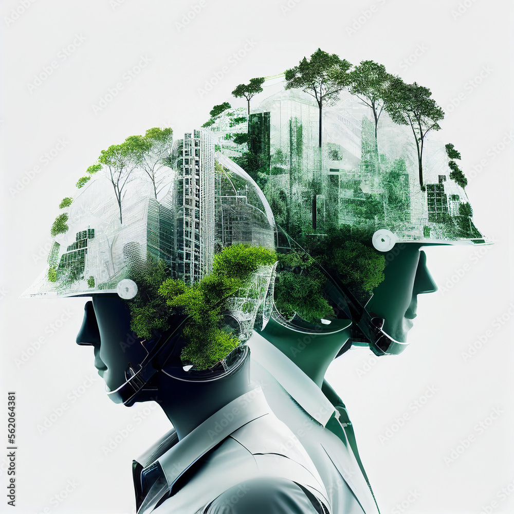 Business Team Work partnership harmony. Environmental technology ...