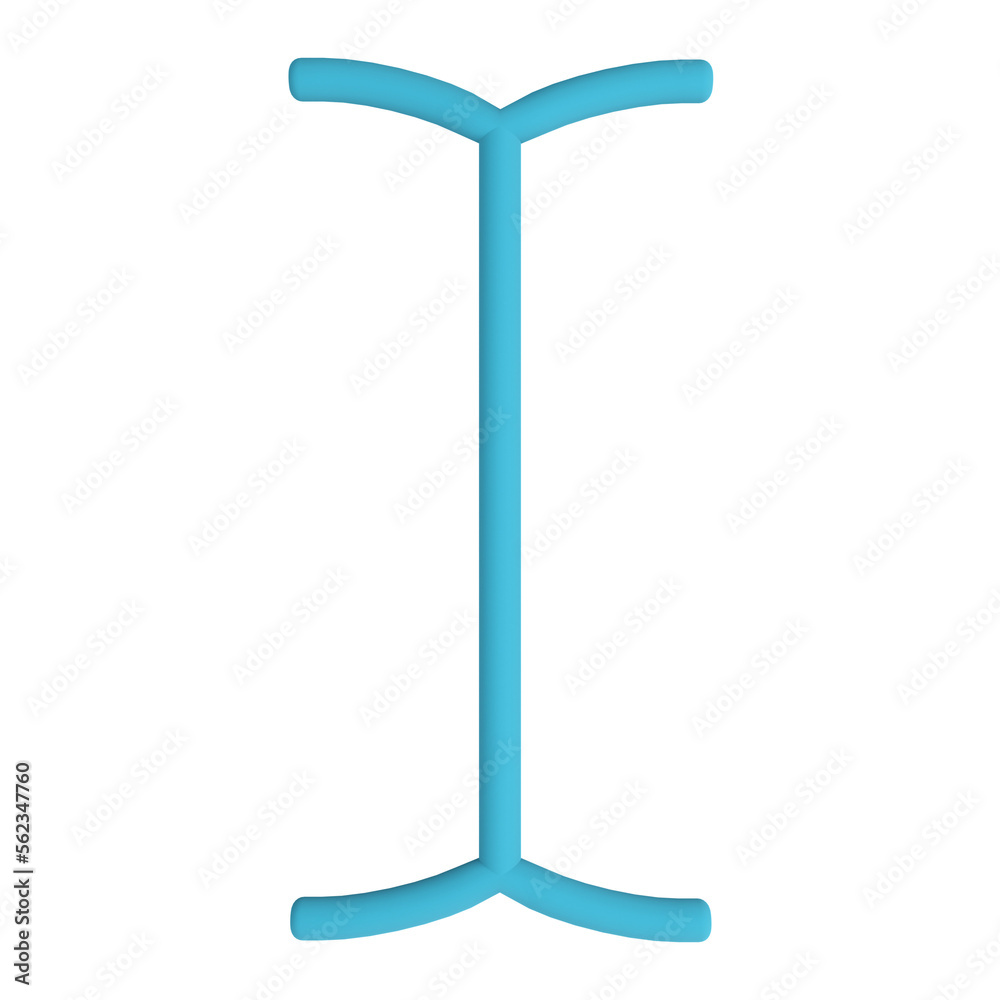 Typing cursor. Cursor 3D rendering. Stock Illustration | Adobe Stock