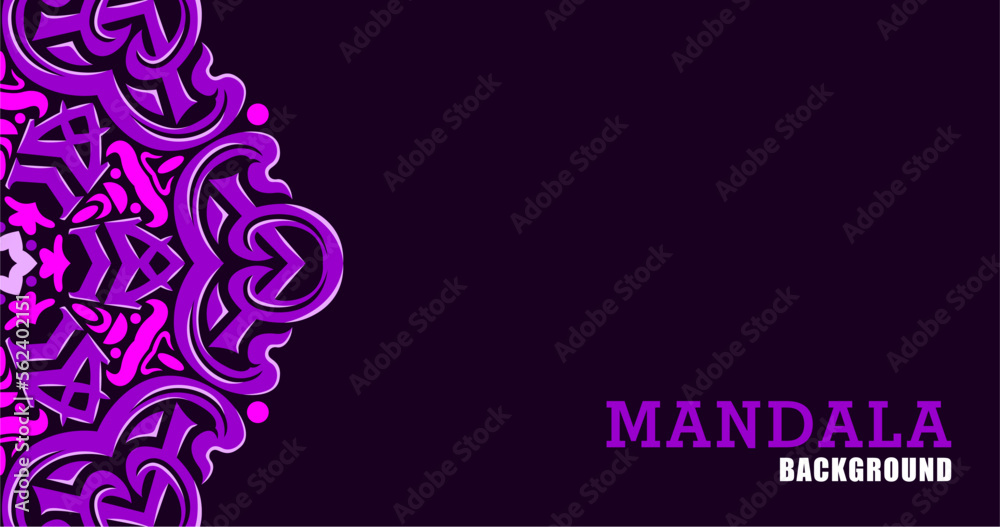 vector mandala design, for your various types of advertising needs ...