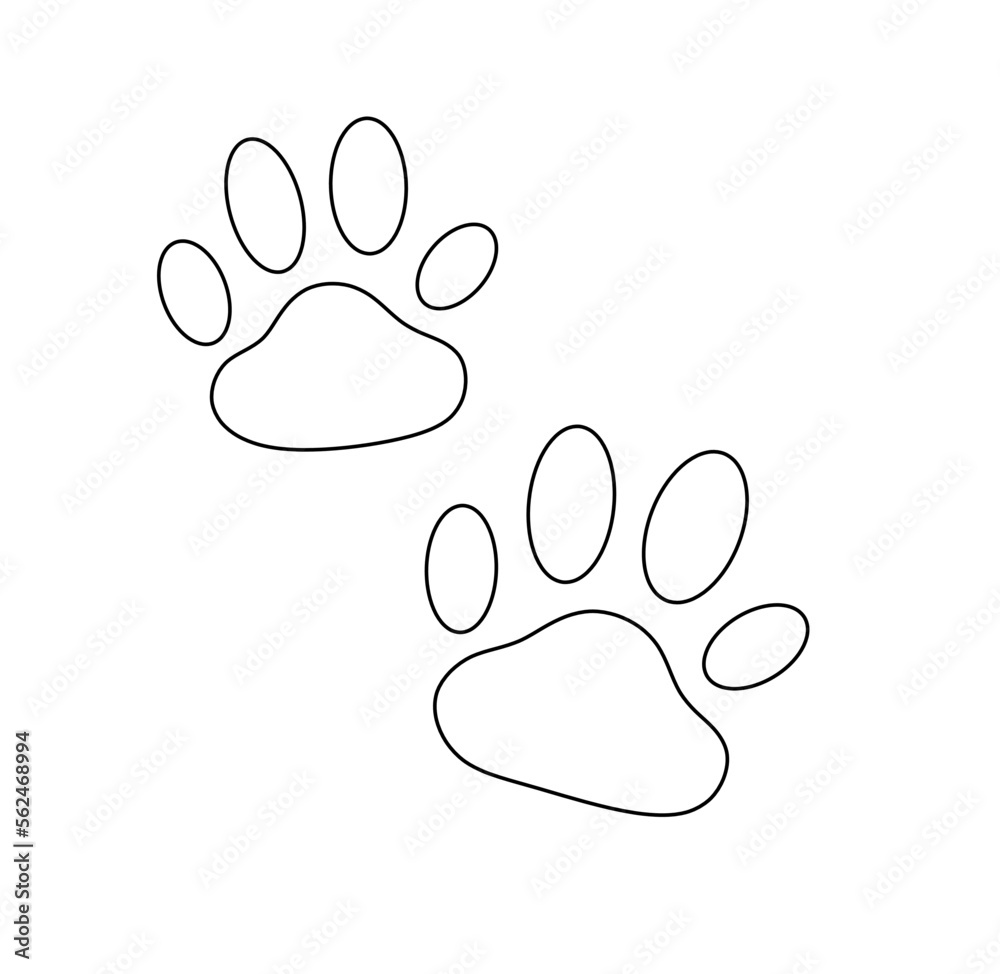 Two Paw Prints