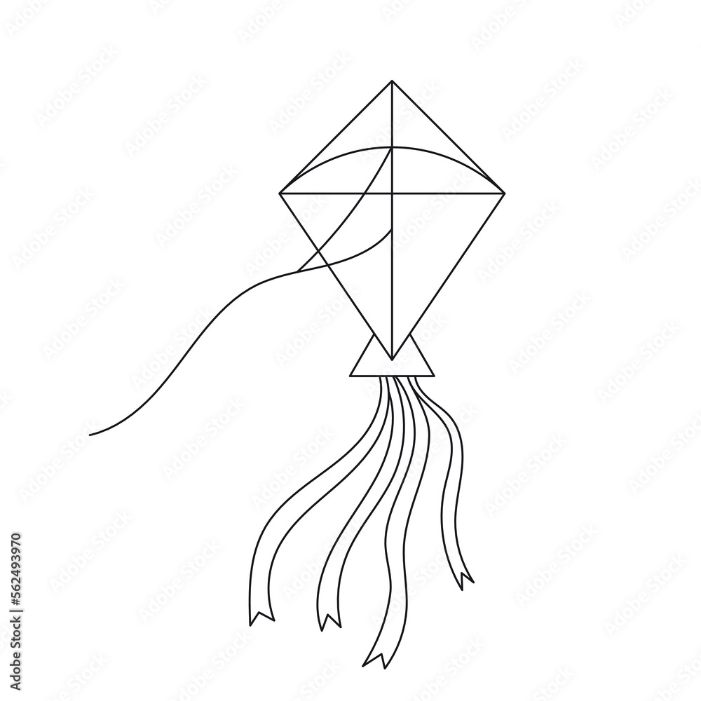Toy Outline Illustration for Kids Coloring book Stock Vector | Adobe Stock
