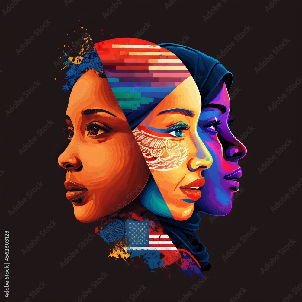 Inclusivity Vector Illustration Showcasing Diversity, Representation ...