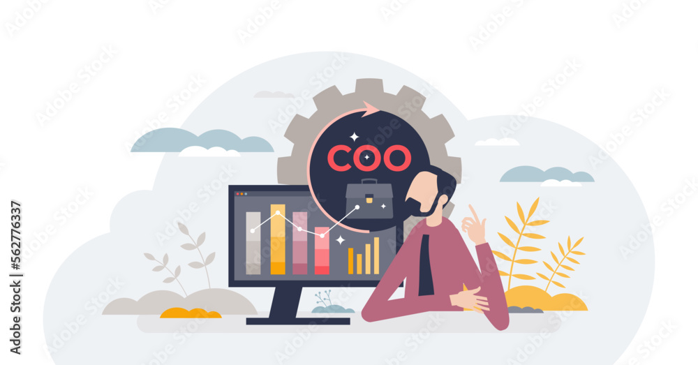 Image vectorielle Stock Chief operating officer or COO as company ...