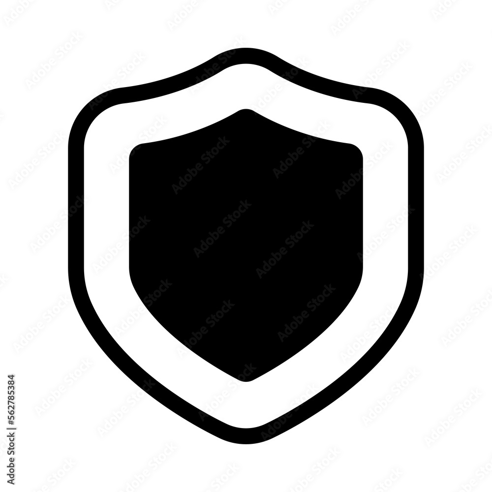Security shield protected icon. Protection, Security, Reliability ...