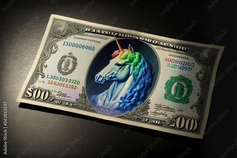 Lucky one million dollar American paper money. Obverse banknote 1000 ...