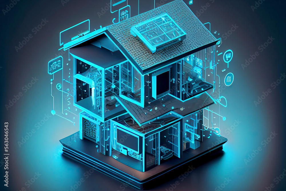Stock-Illustration „software for programming smart home systems“ | Adobe Stock