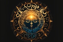 Ornate Sun Mask Free Stock Photo - Public Domain Pictures