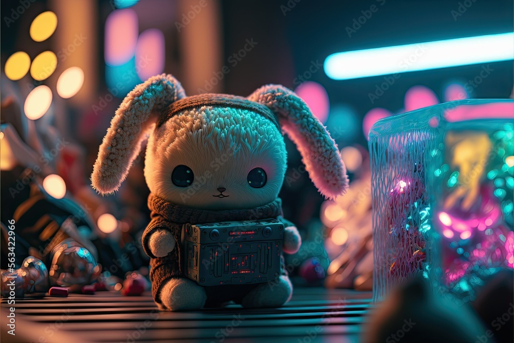 photorealistic portrait photography of an anthropomorphic chibi ...