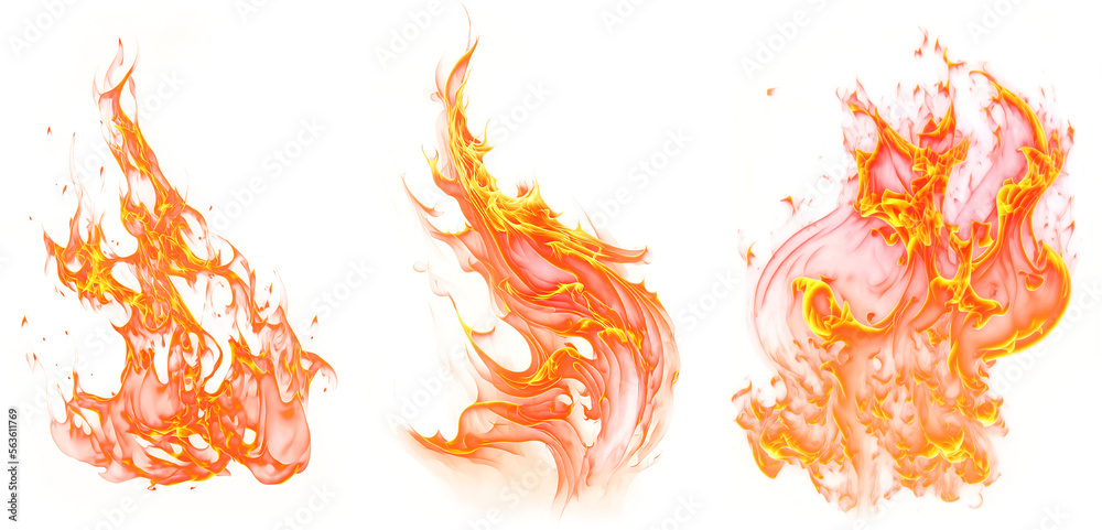 Fire collection PNG. Realistic Fire Flames transparent on without ...