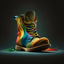 Colorful Boots Free Stock Photo - Public Domain Pictures