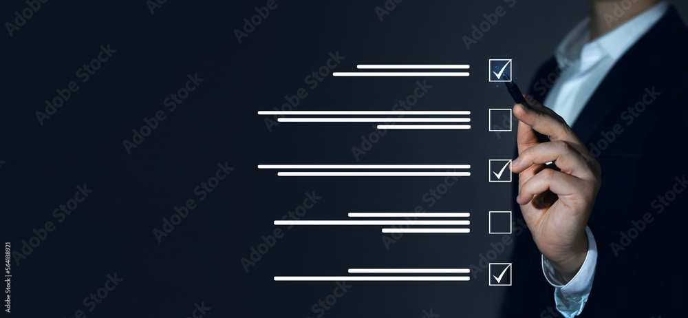 Business productivity checklist and filling survey form online. Fast ...