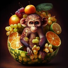 Carved Beasts Oboe Monkey Free Stock Photo - Public Domain Pictures