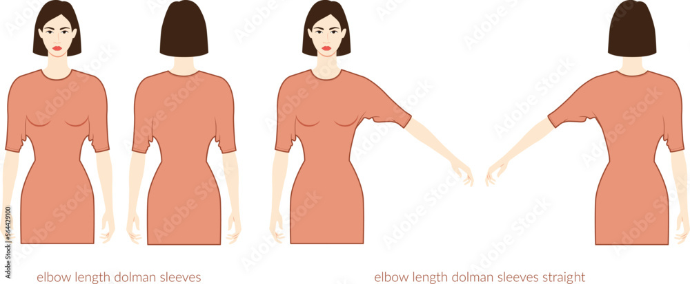 Dolman sleeves elbow length Magyar clothes character beautiful lady in ...