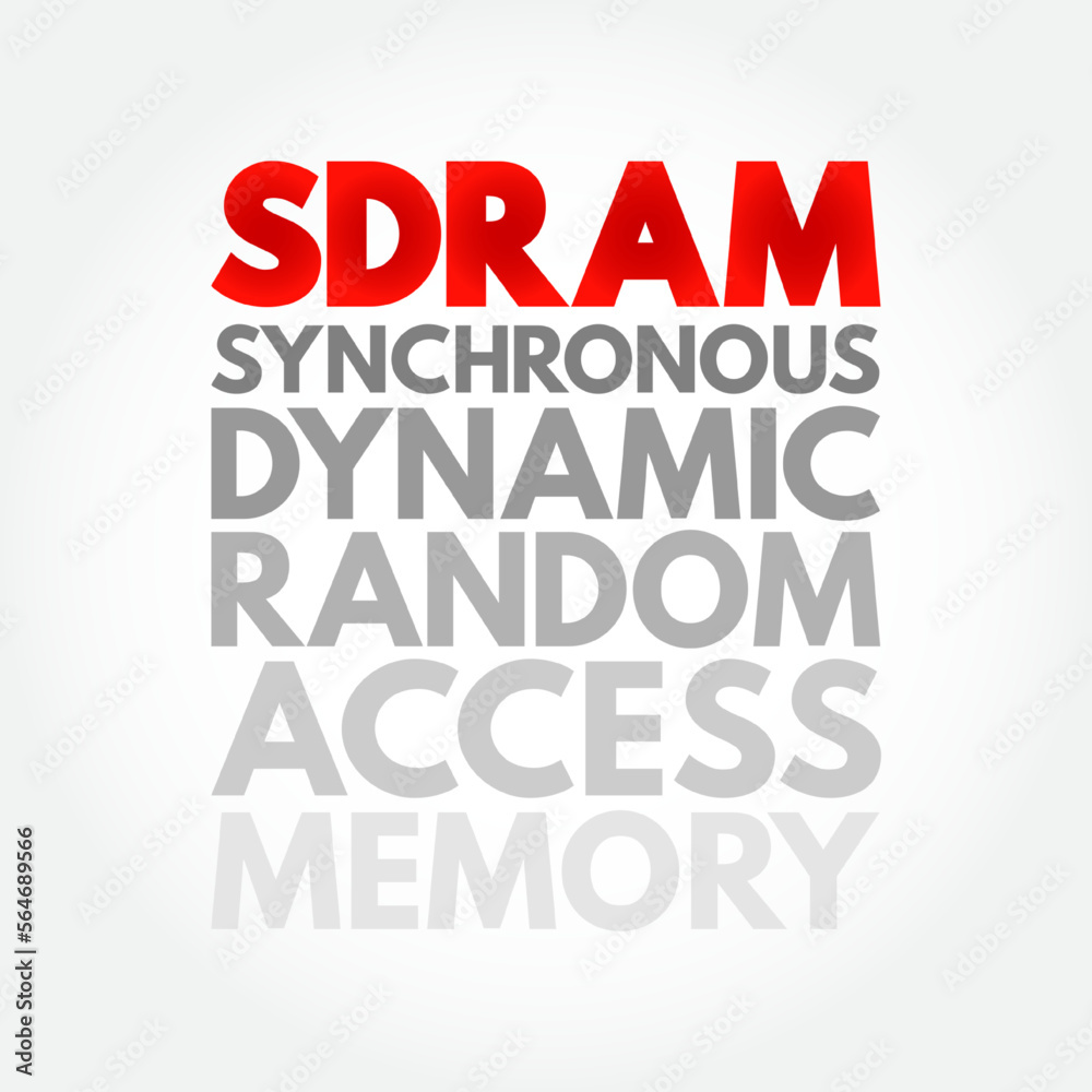 SDRAM - Synchronous Dynamic Random-Access Memory acronym, technology ...