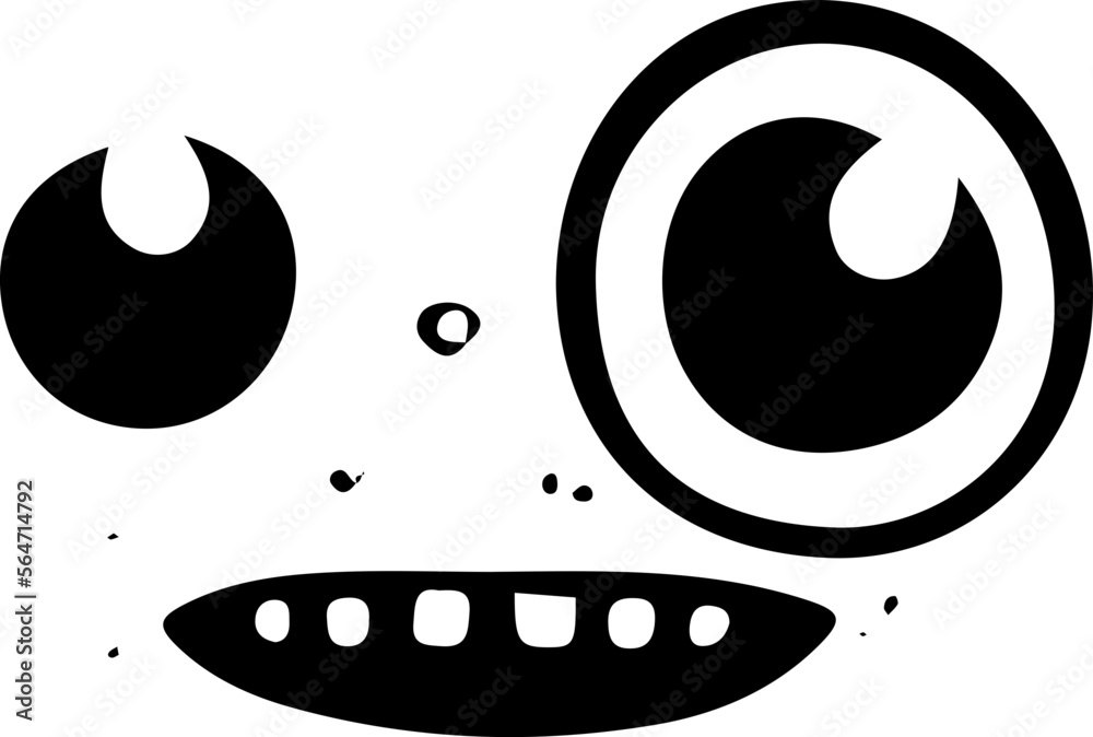 cartoon, cute, monster, eyes, graphics, illustrations, creature ...