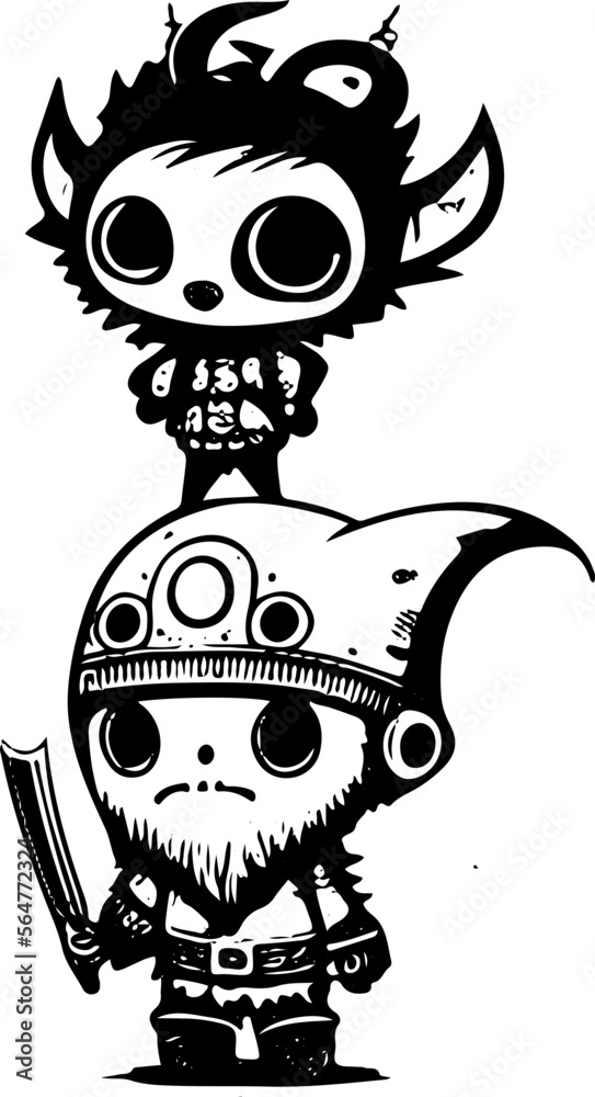 Stock-Vektorgrafik „cartoon, cute, monster, eyes, graphics ...