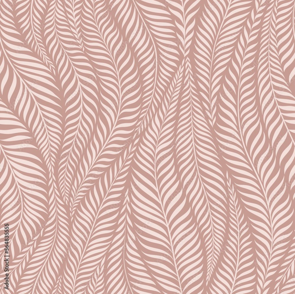 Luxury seamless pattern with palm leaves. Modern stylish floral ...