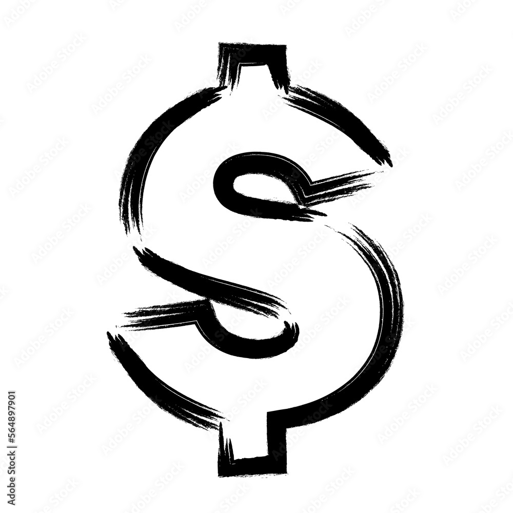 brush stroke hand drawn PNG image with transparent background business ...