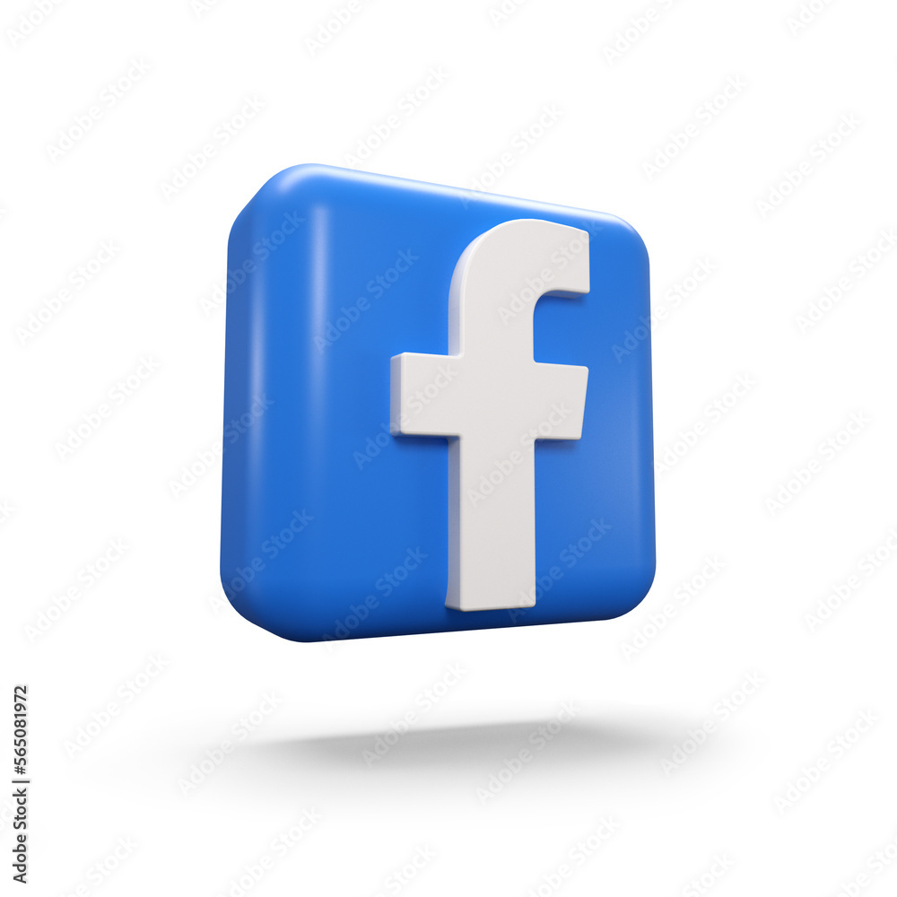 Facebook logo on transparent background. Stock Illustration | Adobe Stock
