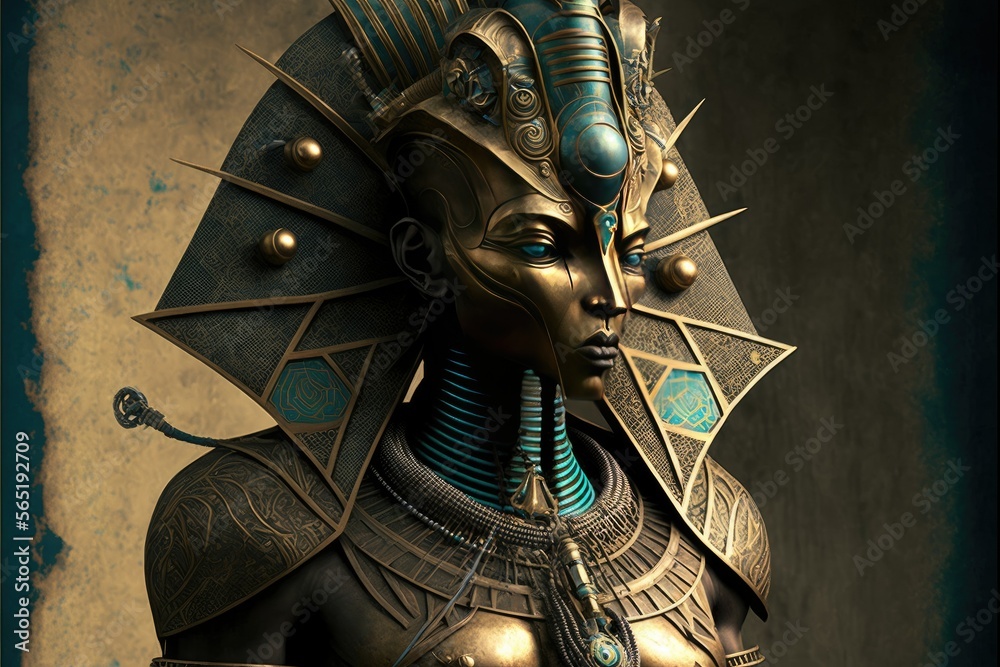 Ai Generated Image of Egyptian God Amun Ra, Ancient Egyptian Deity Ra ...