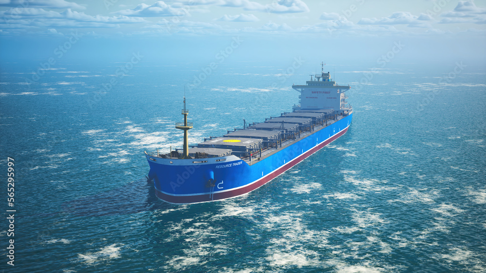 Stock-Foto „Oil Tanker (LPG or chemical) is floating at sea oil port ...