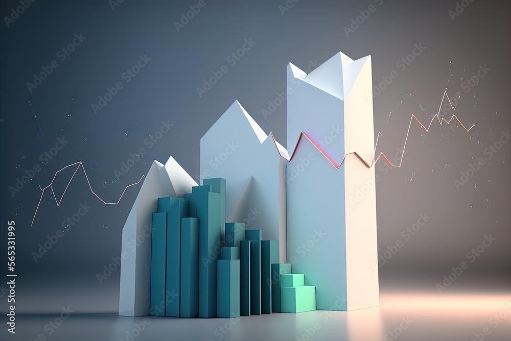 artistic diagram depicting expansion rates Generative AI Stock ...