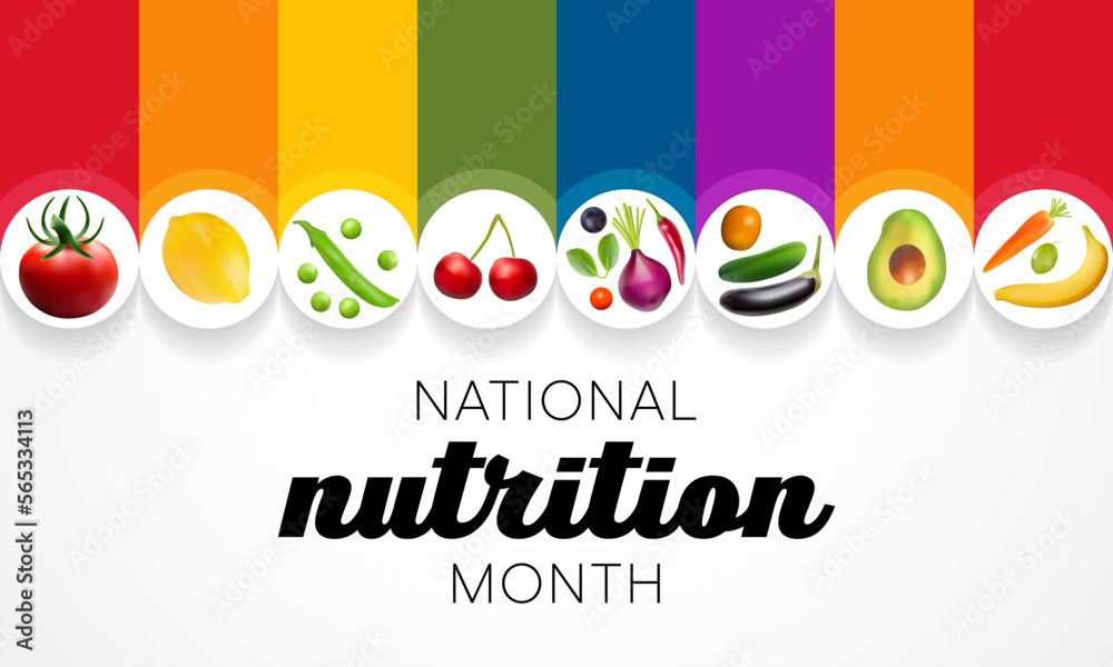 National Nutrition month is observed every year in March, to draw ...