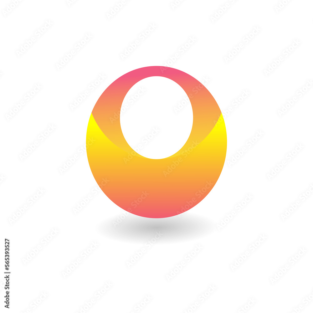 O TEXT LOGO PNG LOGO LETTER O ICON ILLUSTRATION Stock Illustration ...