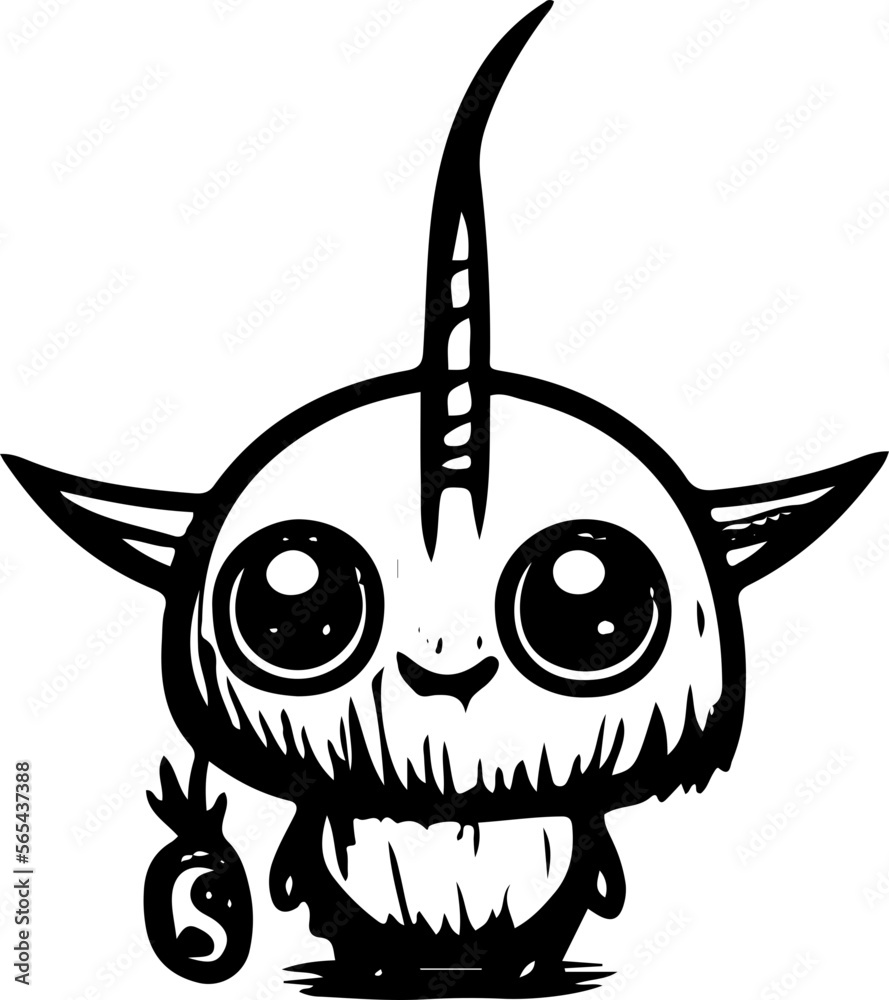 cartoon, cute, monster, eyes, graphics, illustrations, creature ...