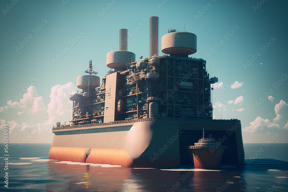 Mobile floating nuclear thermal power plant, backup electricity ...