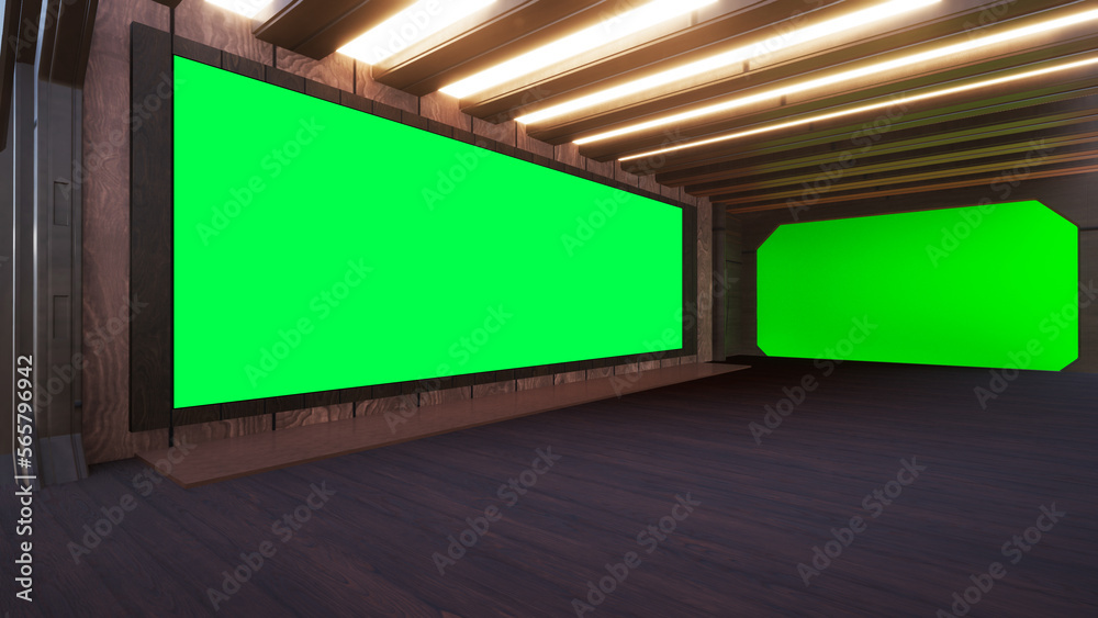 Virtual Studio Background Stock Illustration | Adobe Stock