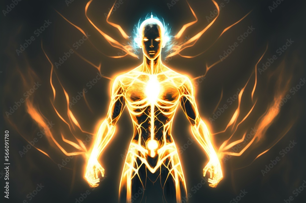 ‘Ember's Soul’ - This abstract figure shows a ghostly image of Ember ...