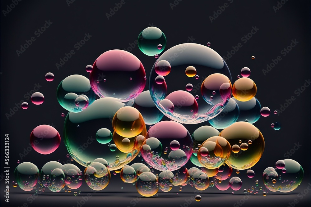 Bubble sorting, concept of Algorithm and Sorting, created with ...