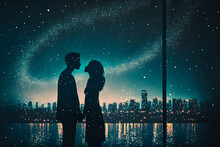 Couple, Lovers, Romance, Planets Free Stock Photo - Public Domain Pictures