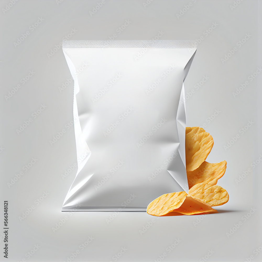 White Blank Foil Food Snack Sachet Bag Packaging For Coffee, Salt ...