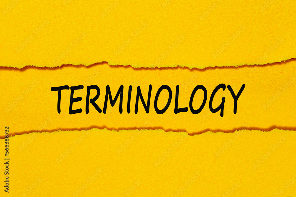 On a bright yellow background, yellow paper with a torn stripe and the ...