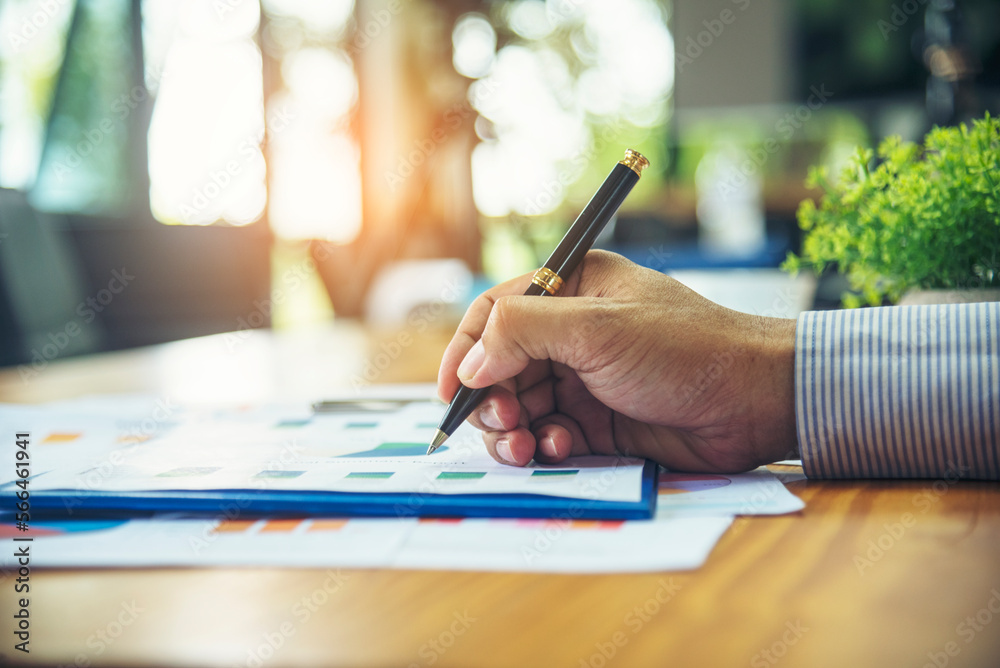 Excel Stat Spreadsheet Business Analytics Graph Statistic With Graph And Table Data Number In