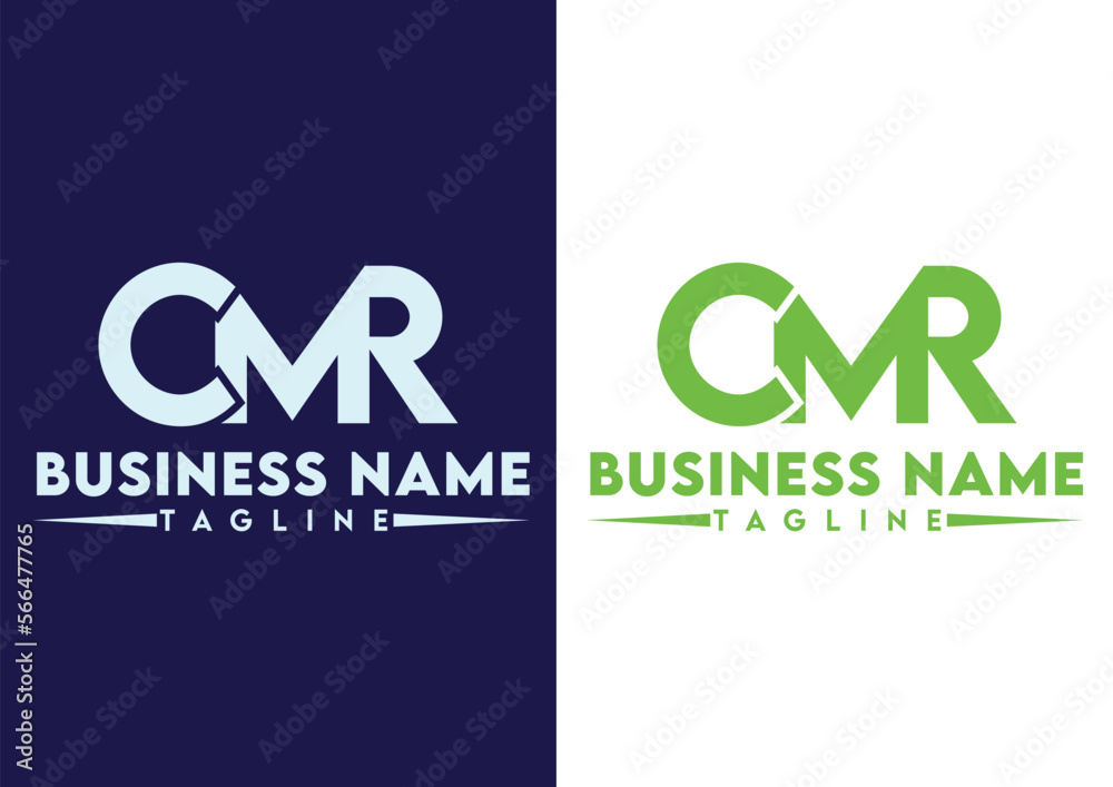 Letter CMR logo design vector template, CMR logo Stock Vector | Adobe Stock
