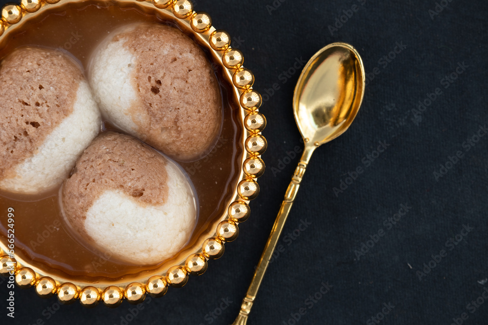 Indian Mithai Chocolate Rasgulla Also Called Choco Gulla, Rasagola ...