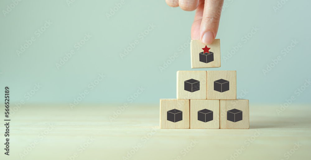 Differentiation strategy concept. Providing uniqueness, different and ...