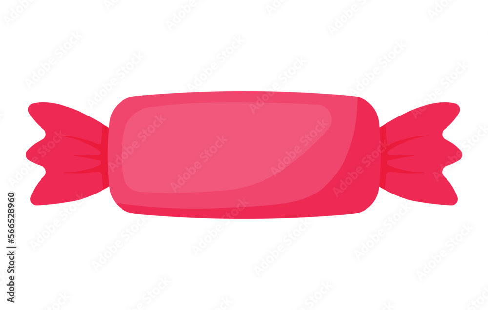 Strawberry Candy Icon Clipart Cartoon Animated Vector Illustration ...