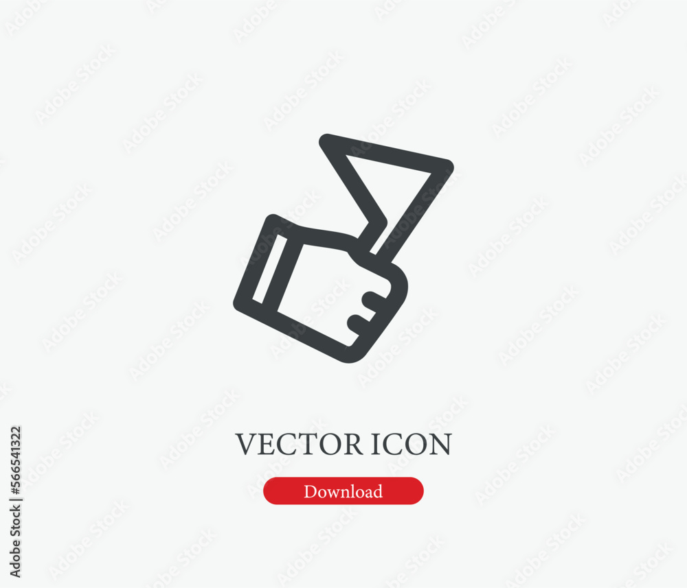 Commando vector icon. Editable stroke. Symbol in Line Art Style for ...