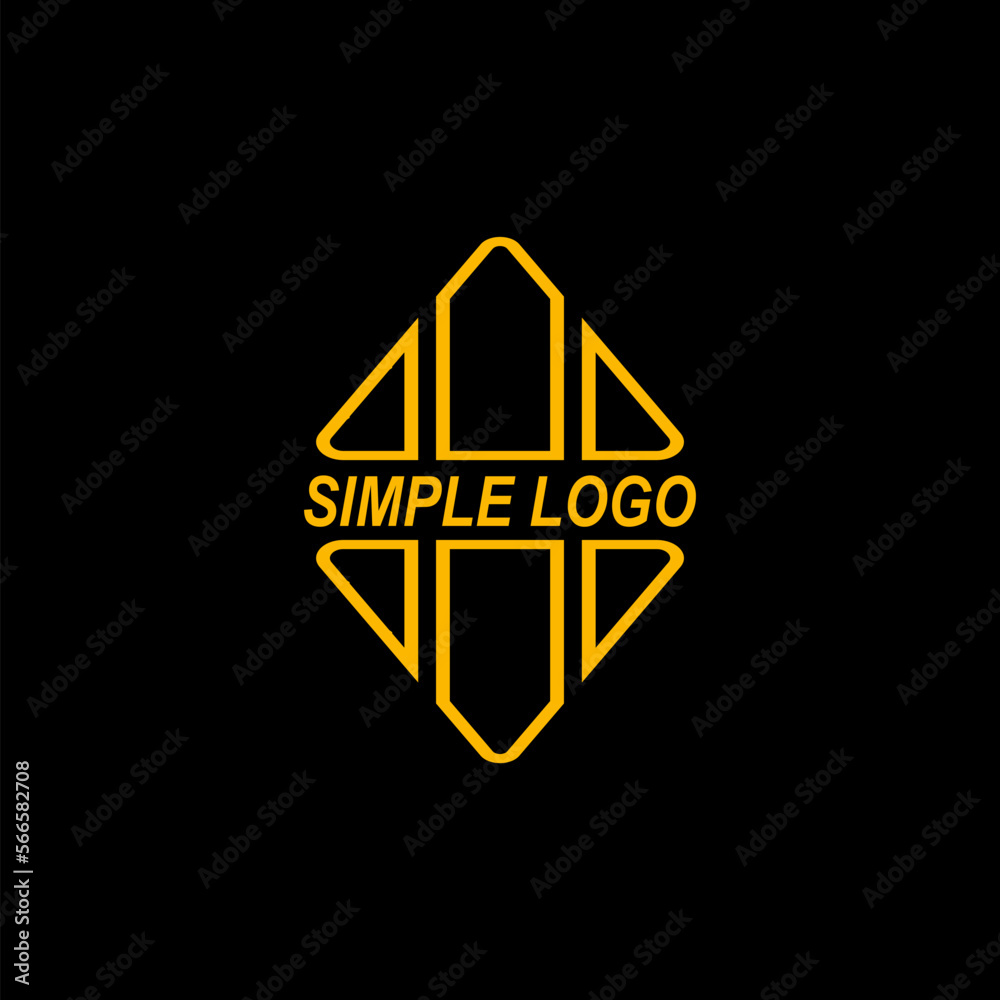 Abstract art square rhombus logo with simple.Design template icon,success sign,safe.Brand ...