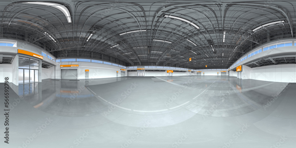 Exhibition Hall HDRI provided as JPG Stock Illustration | Adobe Stock