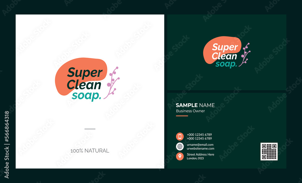 Soap logo design, super clean soap logo - premium, modern cleaning ...