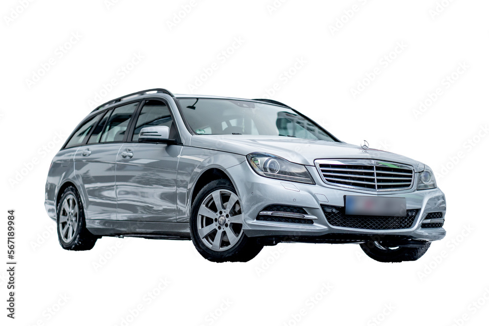 Mercedes Benz C200 Avantgarde - Estate german car, isolated, no ...