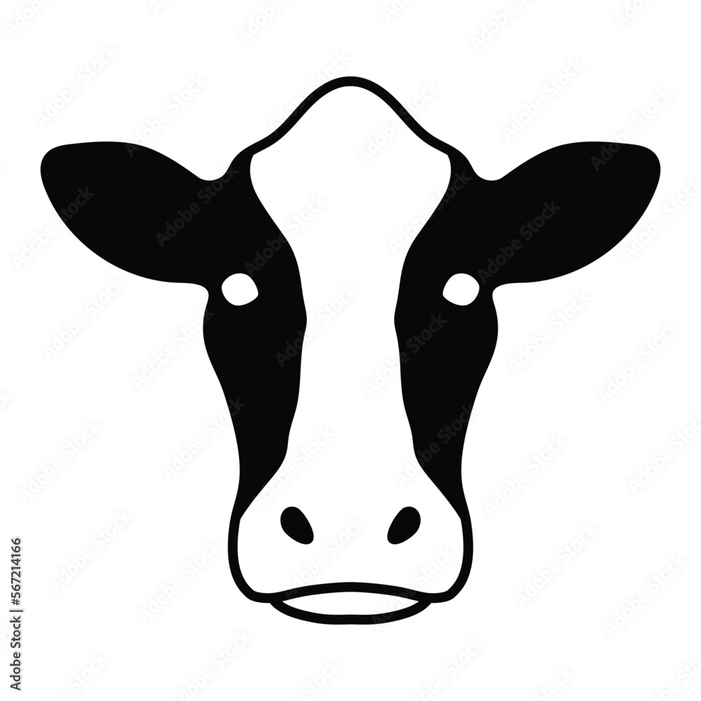 Holstein Dairy Cow Head