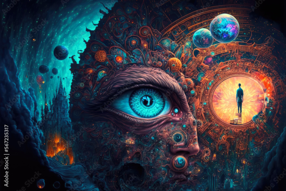 Parallel Realms: A Psychedelic Journey Through a Universe of Blended ...