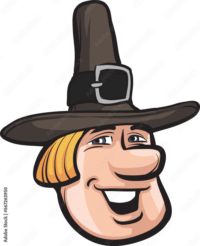 cartoon smiling 17th century man face - PNG image with transparent ...